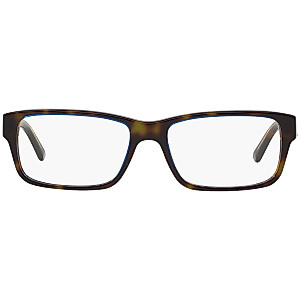 Eyeglasses Prada PR 16MV ZXH1O1 TORTOISE DENIM DEMO LENS 55mm