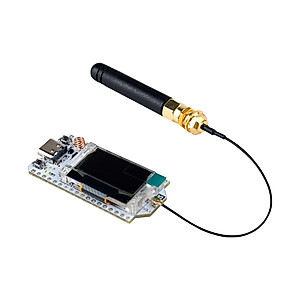 DIYmall 915MHz ESP32 LoRa V3 Development Board SX1262 0.96 Inch OLED Display WiFi+BLE Lora Kit with LoRa Antenna for Arduino IOT Smart Home (2Sets)