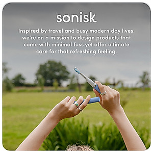 Sonisk Pulse | Electric Toothbrush Heads | 4X Replacement Heads for Sonisk Pulse | 31,000 Strokes Per Minute