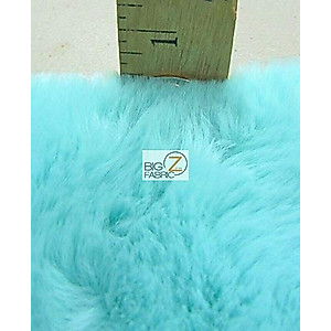 Beaver Shag Faux Fur Fabric Sold by The Yard DIY Coats Costumes Scarfs Rugs Accessories Fashion (Black)
