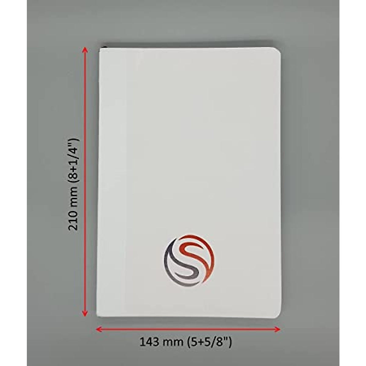 SOHOSPARK Lined Refill Writing Journals, 240 Numbered Pages, Lay Flat Binding