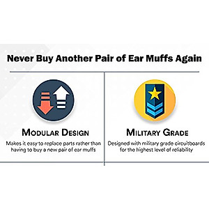 Pro Ears - Ultra Pro - Hearing Protection - NRR 30 - Shooting Range Ear Muffs - Black