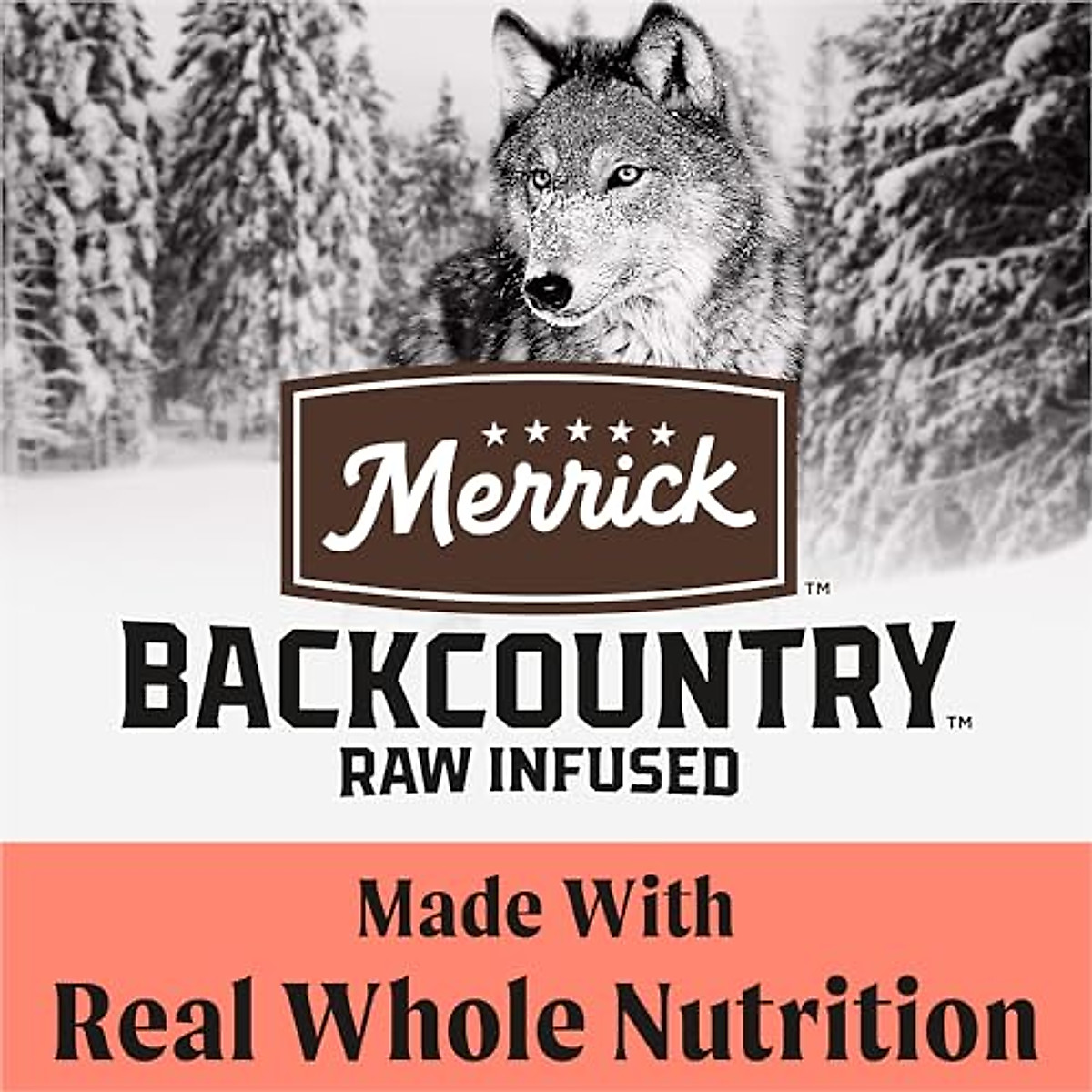 Merrick Backcountry Healthy Grains Premium Dog Food Kibble with Freeze Dried Raw Pieces, Pacific Catch Recipe - 4.0 lb. Bag