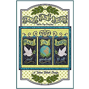 Janine Babich Designs Peace on Earth Table Top Display Pattern, Any