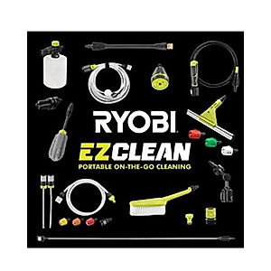 HP Brushless EZClean 600 PSI 0.7 GPM 40 Volt HP Cold Water Cleaner with 2.0 Ah Battery and Charger (11.3, 1)