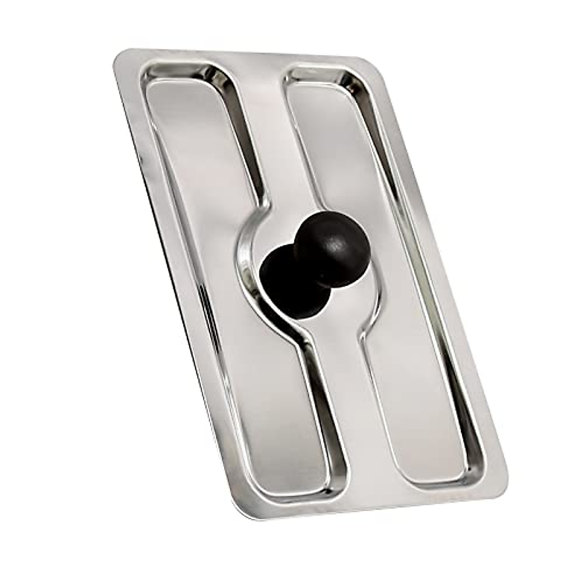 UOIENRT Toaster Dust Cover, Stainless Toaster Appliance Top Cover, Steel Electric Bread Maker Upper Cover for Bread Machine