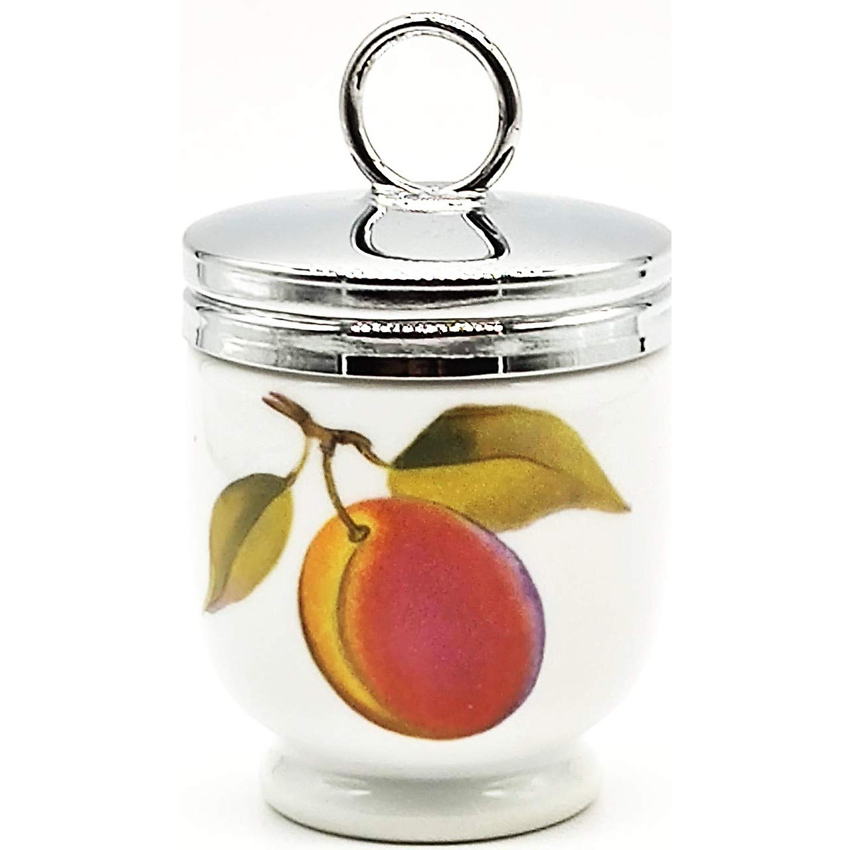 Royal Worcester Evesham Single Egg Coddler Plumb Berries (1)