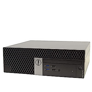 Dell Business Desktop Optiplex 7040 Computer, Intel Core i5 Quad Core, 16GB RAM, 500GB SSD, DVD, Wi-Fi, Windows 10 Pro, RGB Keyboard and Mouse, RGB Speakers, 1080p Webcam,24-in Monitor (Renewed)
