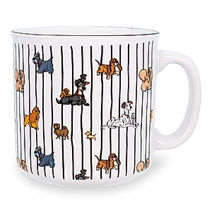 Disney Dogs Ceramic Camper Mug | Holds 20 Ounces