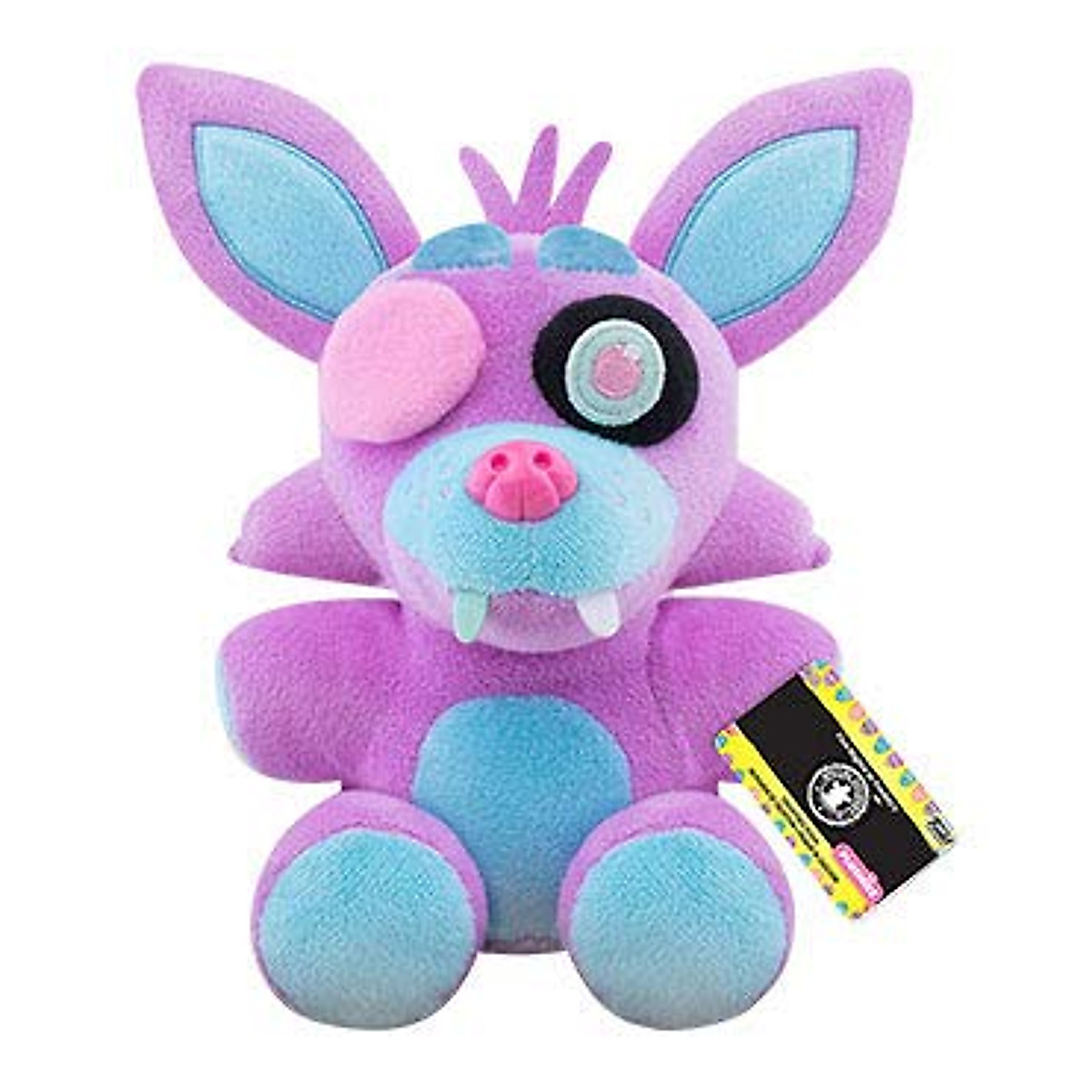 Funko FNAF Spring Pastel Colorway Plush Set of 5 - Cupcake, Foxy, Freddy Blue and Freddy Pink, Foxy Blue and Foxy Purple