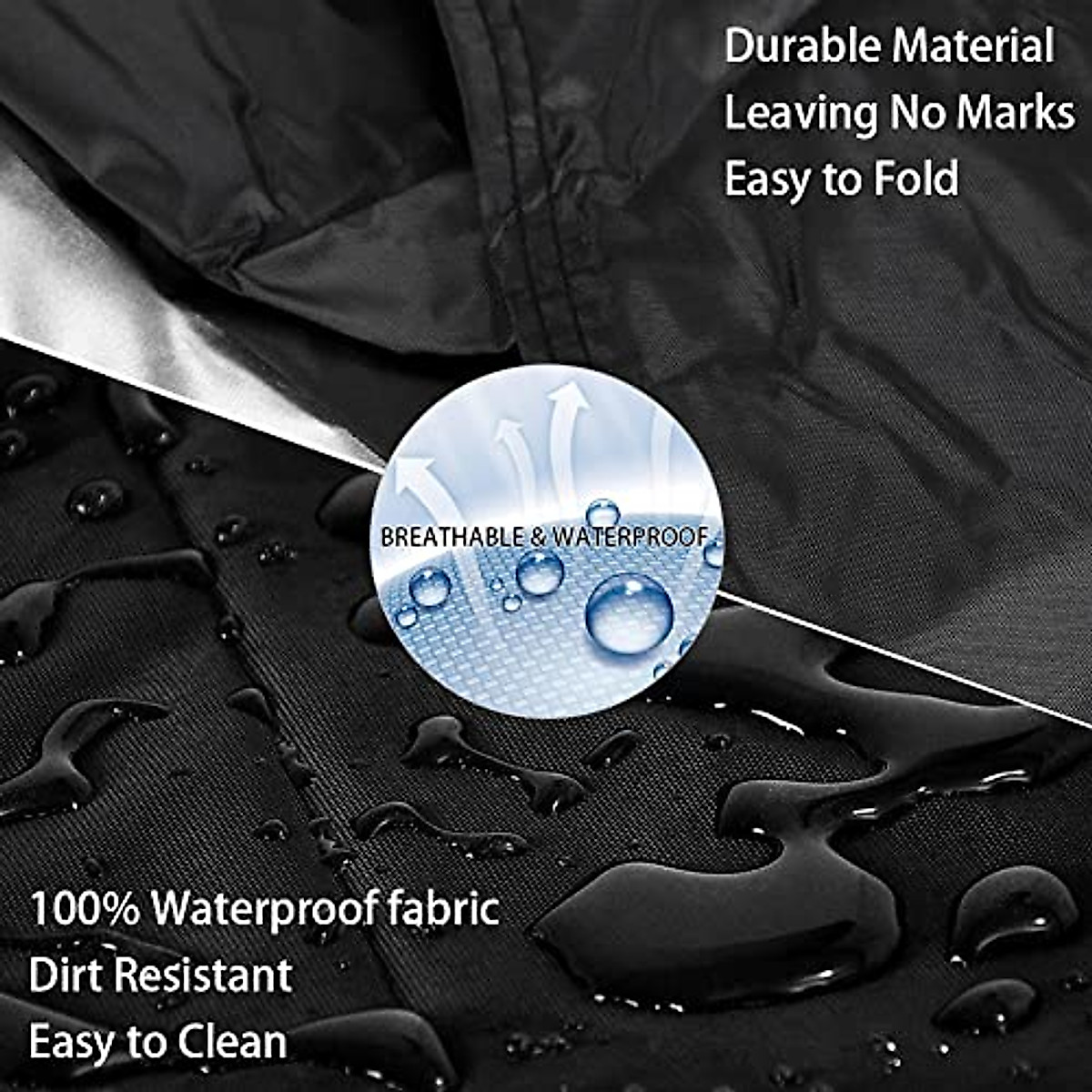 Fellie Cover 82-inch Patio Chaise Lounge Covers, Durable Outdoor Chaise Lounge Covers Water Resistant