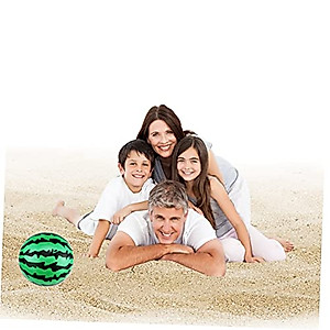 ibasenice Inflatable Beach Ball Inflatable Beach Ball Water Balls for Kids Beach Balls for Kids Watermelon Beach Ball Paddling Ball Inflatable Beach Toy Ball Water Child Toy Water Ball