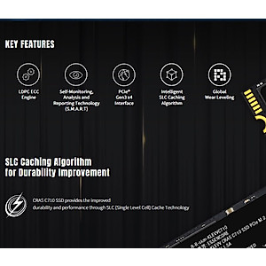 KLEVV CRAS C710 1TB M.2 NVMe PCIe Gen3x4 Internal SSD up to 2100MB/s (K01TBM2SP0-C71)