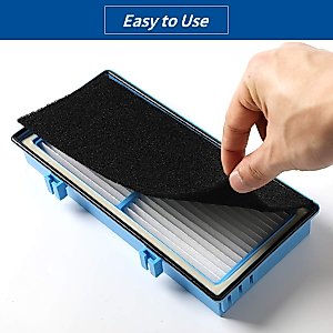 Gazeer True HEPA Replacement Filters for Holmes Aer1 Series Total Air Filter Replacement Filters for HAPF30AT and HAP242-NUC(6 Pcs HEPA Filters + 8 Pcs Pre Filters)