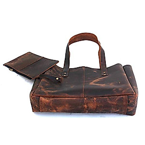 Genuine Soft Buffalo Leather Tote Bag Elegant Shopper Shoulder Bags by Lust Leather