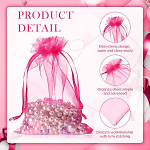 150 Pieces Organza Bags Drawstring Gift Bags 6 x 9 Inch Mesh Gift Bags Bulk Wedding Gift Bag Sheer Jewelry Candy Treat Bags for Wedding Festival Birthday Party Baby Shower Candy Storage (Multicolor)