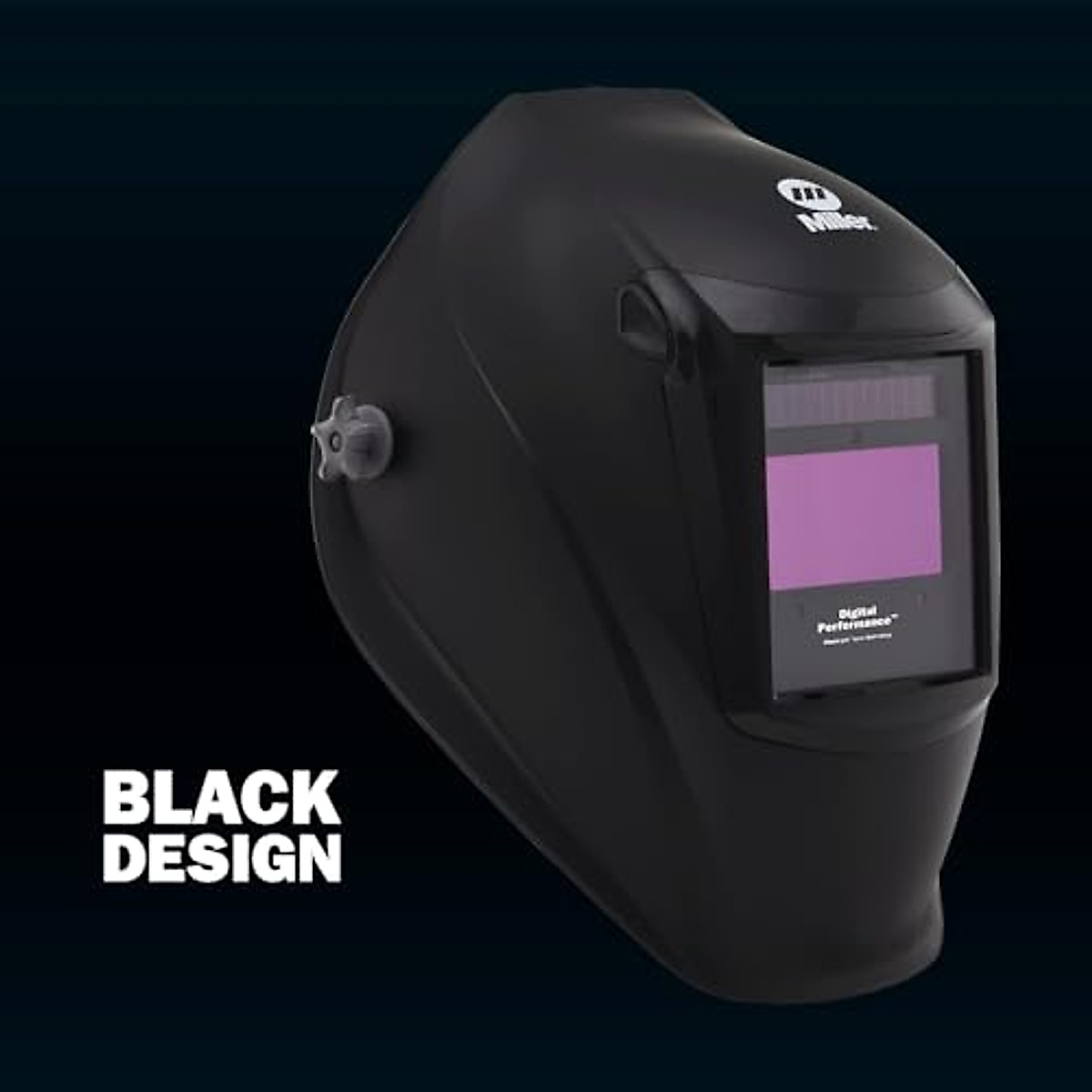 Miller Digital Performance Welding Helmet (Black) - Auto-Darkening Welding Helmet with Clearlight 2.0 Technology - Welding Hood with 7.22 in View - Lightweight Welding Mask with Color-Enhancing Optics