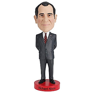 Royal Bobbles Richard Nixon Bobblehead, Premium Polyresin Lifelike Figure, Unique Serial Number, Exquisite Detail
