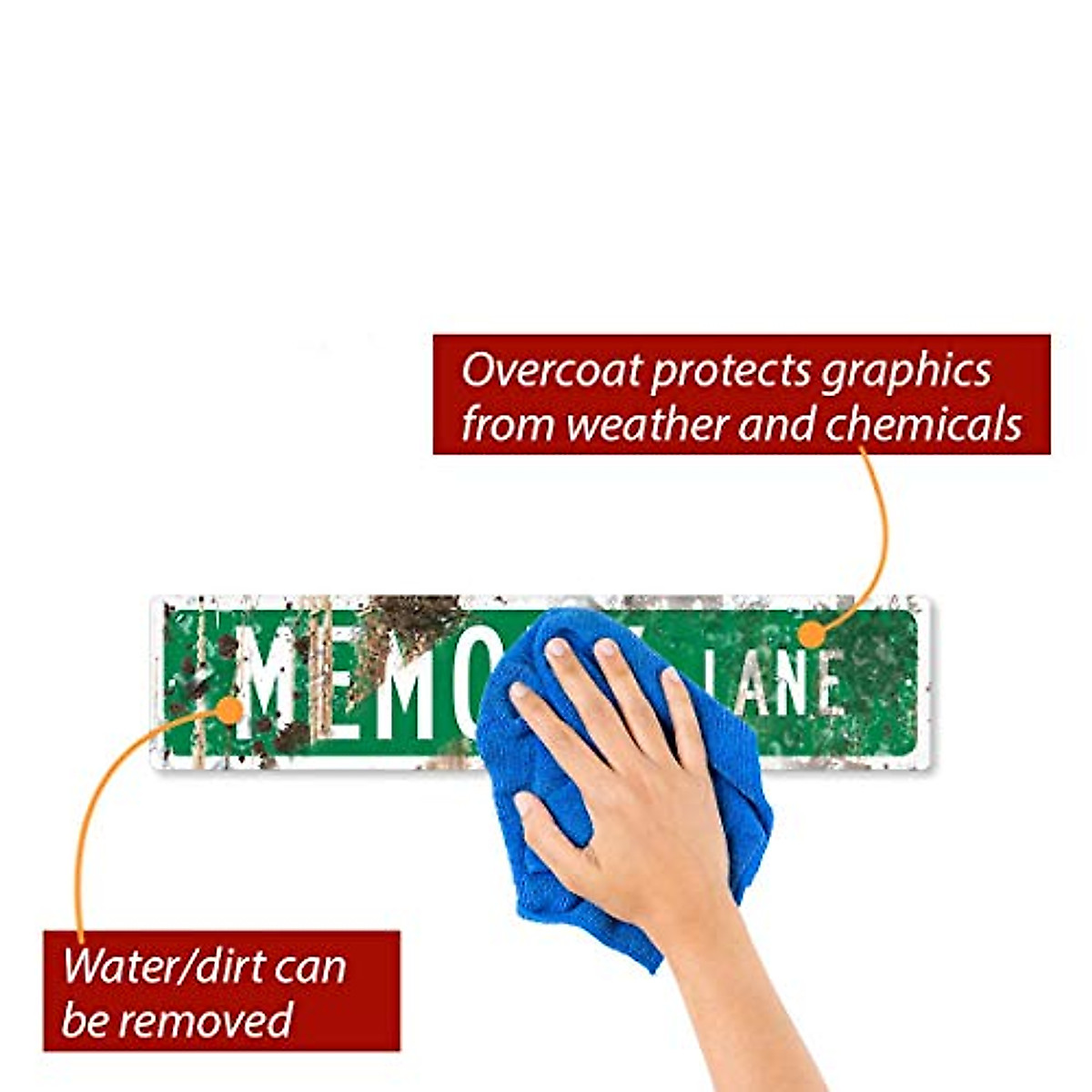 Customize Your Own Green Street Sign by SmartSign | 18" x 4" Aluminum