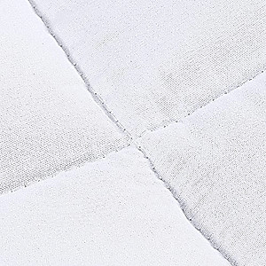 Utopia Bedding All Season Down Alternative Quilted Comforter Full Size- Duvet Insert with Corner Tabs- Machine Washable - Bed Comforter – White