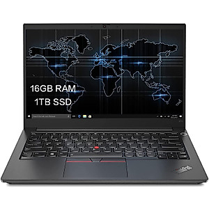 Lenovo Newest ThinkPad E14 Gen 3 14" IPS FHD Business Laptop, AMD 8-Core Ryzen 7 5700U, 16GB RAM 1TB SSD, Radeon Graphics, WiFi 6, Type-C, HDMI, RJ45, Backlit Keyboard, Fingerprint, Win10 Pro