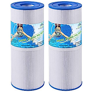 TOREAD TRF-4950 Spa Filter Replaces Unicel C-4950, Pleatco PRB50-IN, Guardian 413-212-02, Filbur FC-2390, 373045, 03FIL1600, 17-2380, Jacuzzi J210/J220/J235/J245/J275, 5X13 Hot Tub Filter, 2Pack