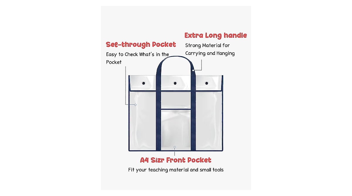 Organize Posters & Art: Large Storage Bag 2 Pack for Classroom