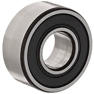 FAG Bearings 2308-2RS-TV Double Row Self-Aligning Bearing, Double Sealed, Polyamide/Nylon Cage, Normal Clearance, Metric, 40mm ID, 90mm OD, 33mm Width, 5300rpm