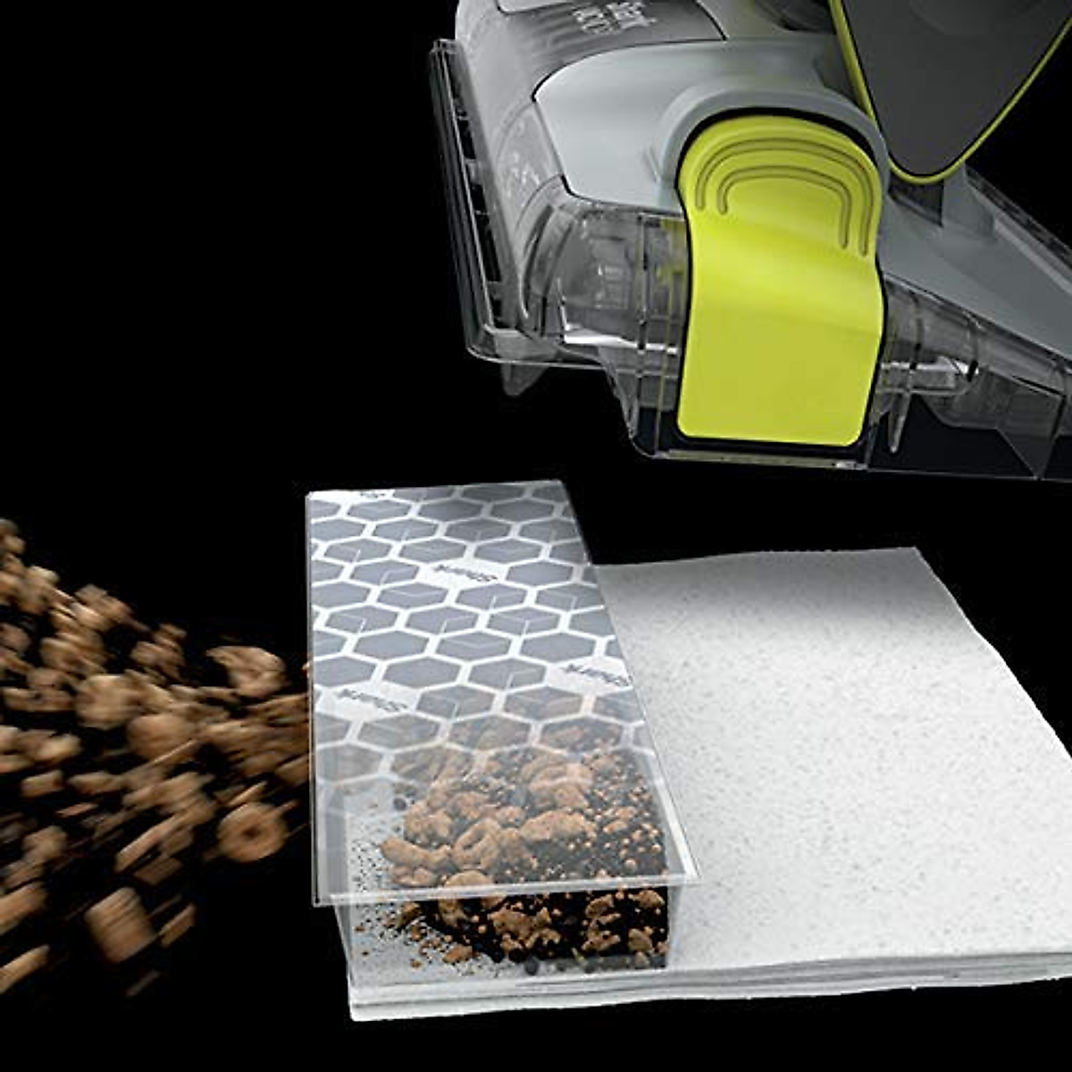 Sanitaire Tracer Cordless Vacuum SC7100A and Shark VACMOP Disposable Hard Floor Vacuum and Mop Pad Refills White, 10 Count (Pack of 3)