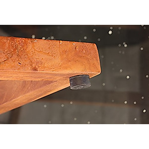 AquaTeak Patented Sula Angled Teak & Stainless Towel Stand