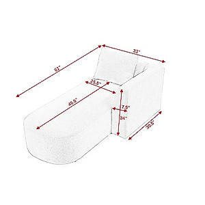 U-Shaped Stylish Comfy Sectional Sofa Couch with 2 Single Seats,Chaises and Movable Ottomans, Cloud Deep Seater Cozy Sofá Modern DIY Modular Sofa & Couch Convertible to Oversized Sleeper Sofabed