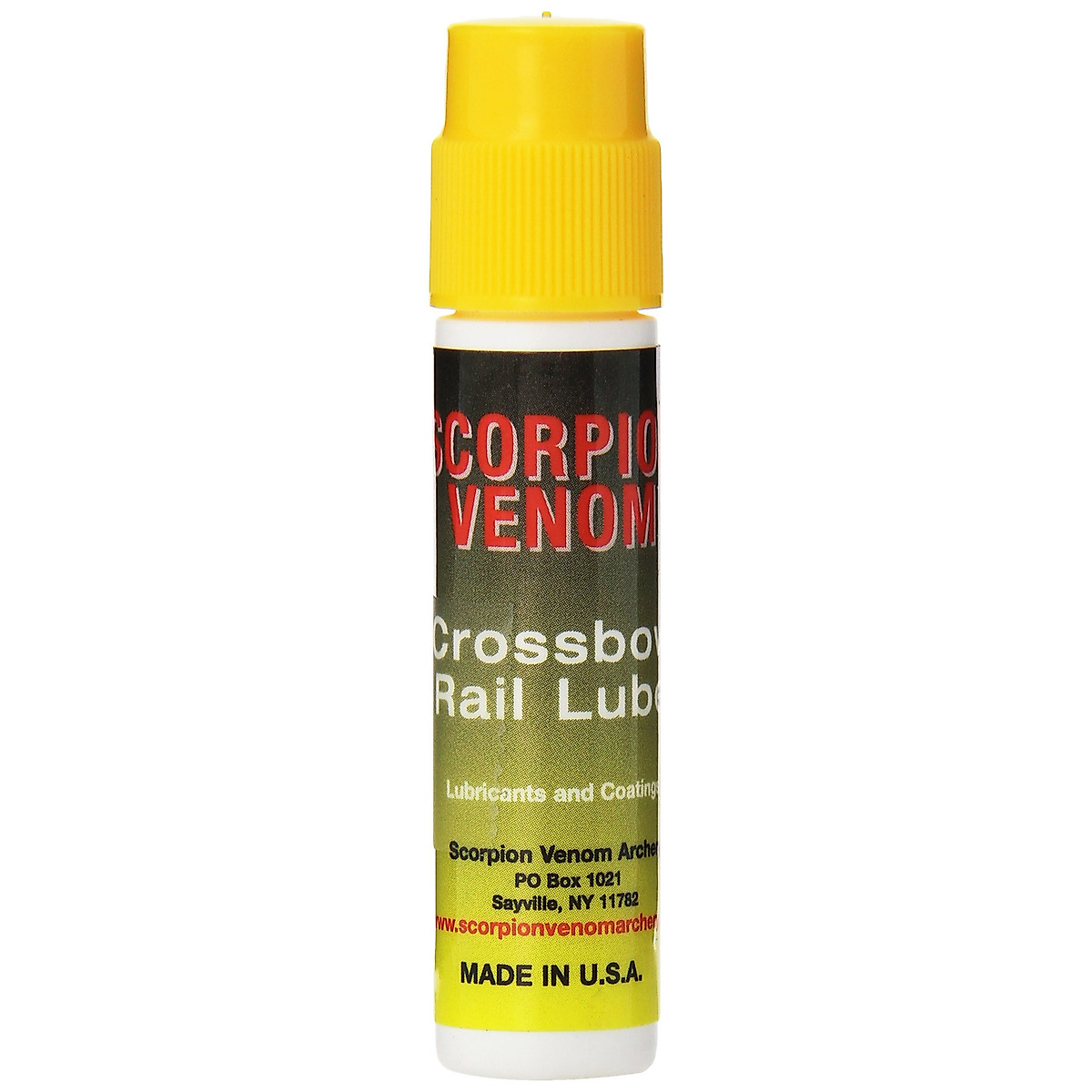 Scorpion Sable Venom Crossbow Rail Lube, yellow
