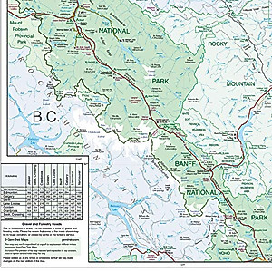 Southwest Alberta and Southeast British Columbia Map | Gem Trek Maps