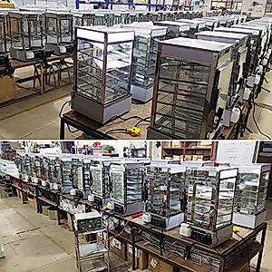 Electric Hot Food Warmer Display Case Food Steamer Bun Wamer Machine Commercial 5 layers