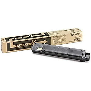 Kyocera 1T02NP0US0 Model TK-8327K Black Toner Cartridge For use with Kyocera TASKalfa 2551ci Color Multifunction Printer, Up to 18000 Pages Yield at 5% Average Coverage