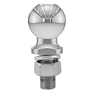 CURT 40039 Chrome Trailer Hitch Ball, 12,000 lbs, 2-5/16-Inch Diameter, 1 x 2-1/4-Inch Shank