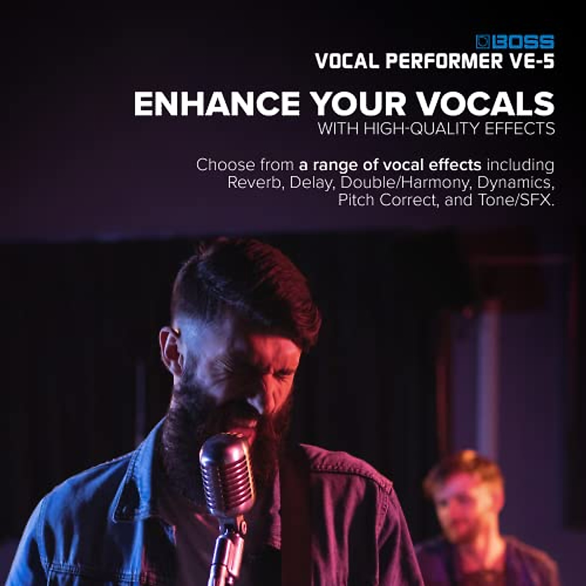 Boss VE-5 Vocal Performer Effect Processor (Red)