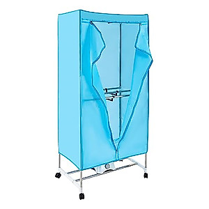 1000W Portable Dryer, Electric Clothes Dryer Machine Double Layer Stackable Clothes Drying Rack for Apartments, Laundry, RV, 110V