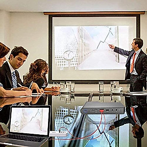 Kkf USB Type C to 4K HDMI Cable Adapter 6FT | High Speed HDMI Cables, 4K @ 30Hz, Ultra HD, Mobile Phone to TV Mirror Cable | for Laptop, Monitor, Fire TV (Type A Port only for Charging) (red)