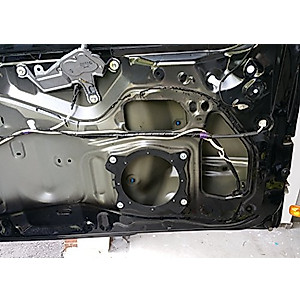 Subwoofer Speaker Adapter Spacer Rings - Fits 2006-2012 Rav4 (with or Without JBL) - for Kicker 8" Comp RT Subwoofer