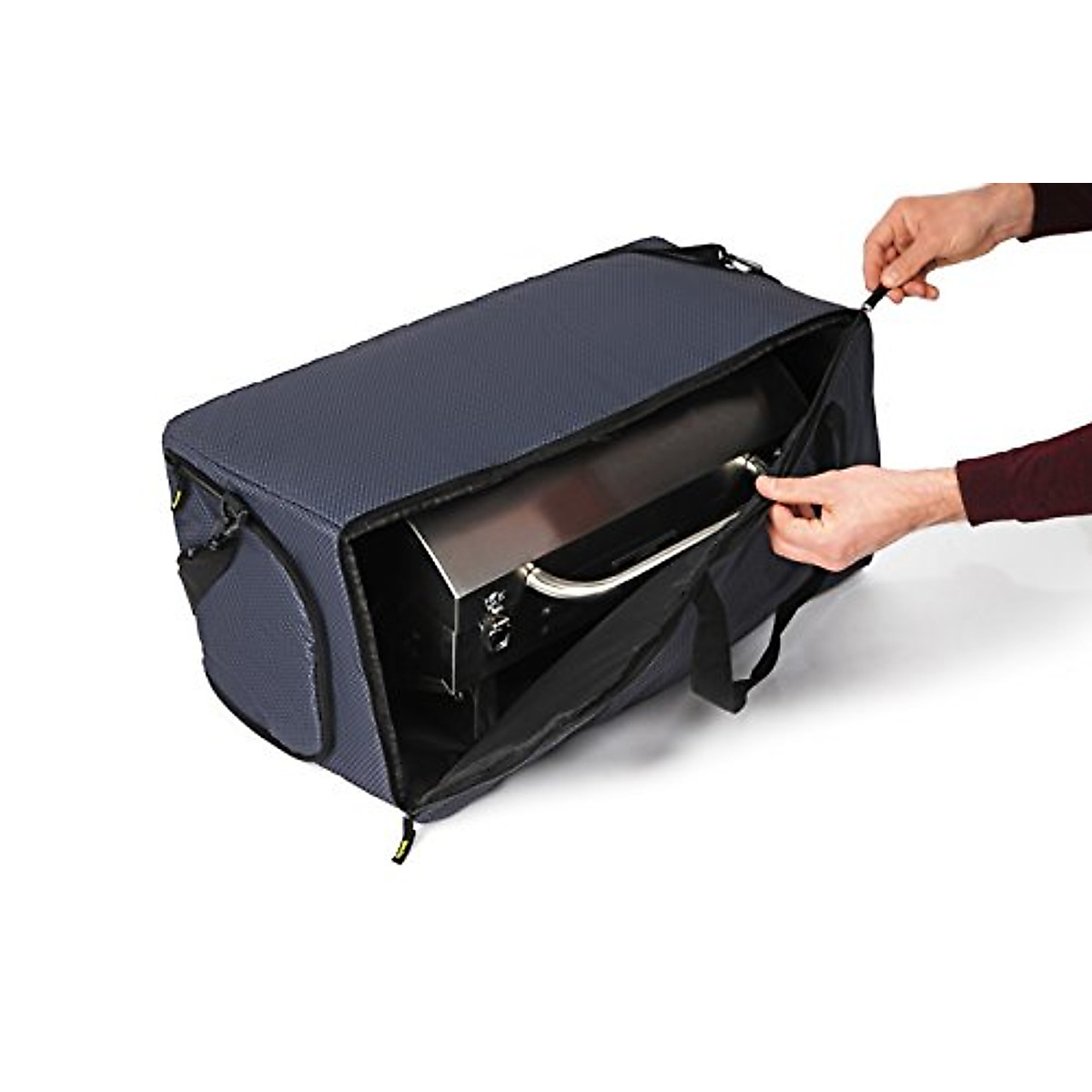 Grill Carry Bag for Masterbuilt - Storage Case Cover for Masterbuilt MB20030819 & Smoke Hollow 205 Tabletop Gas BBQ - Pockets for Propane & Accessories - Heavy Duty, Padded & Weatherproof