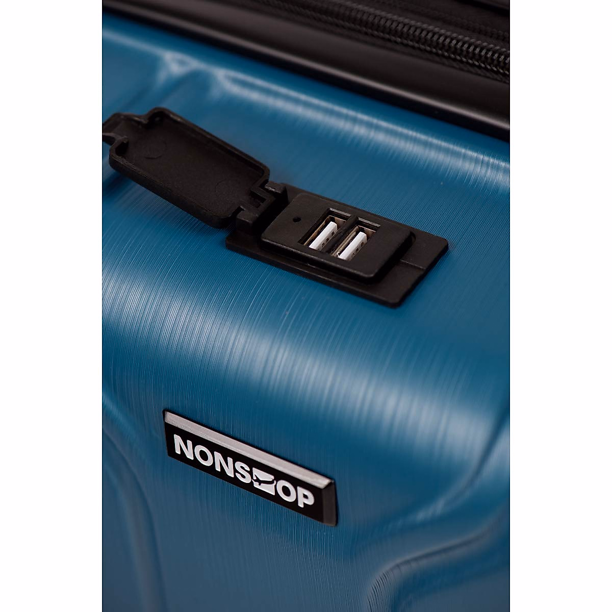 NONSTOP NEW YORK Luggage Expandable Spinner Wheels hard side shell Travel Suitcase Set 3 Piece (Teal, 3-Piece Set (20/24/28))