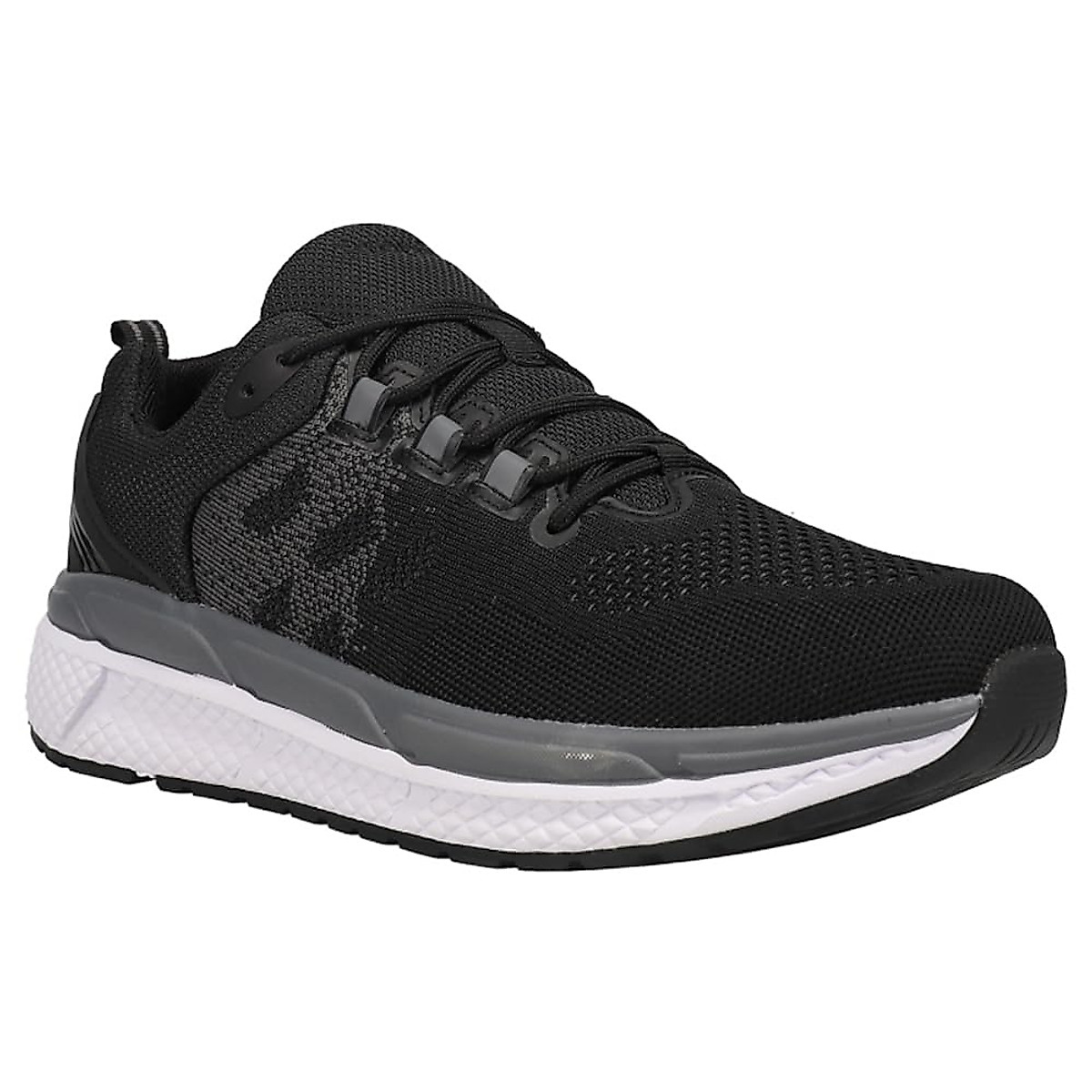 Propét Men's Ultra 267 Sneakers, Black,/Grey, 13 X-Wide US