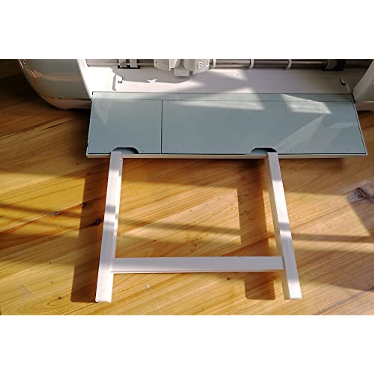 Extension Tray Compatible with Cricut Explore Air3 2 1,Extender Tray Compatible with Cricut Mat,Cutting Mat Extender Support for Explore Air Series (Not Compatible with Maker3 and Maker) (White)