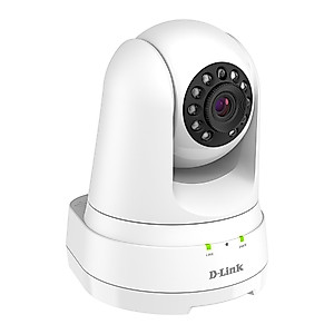 D-Link Indoor WiFi Camera Full HD Security 2 Way Audio Pan Tilt Zoom 1080P Motion Detection Night Vision MicroSD & Cloud Recording Works with Alexa and Google Assistant (DCS-8525LH-US)