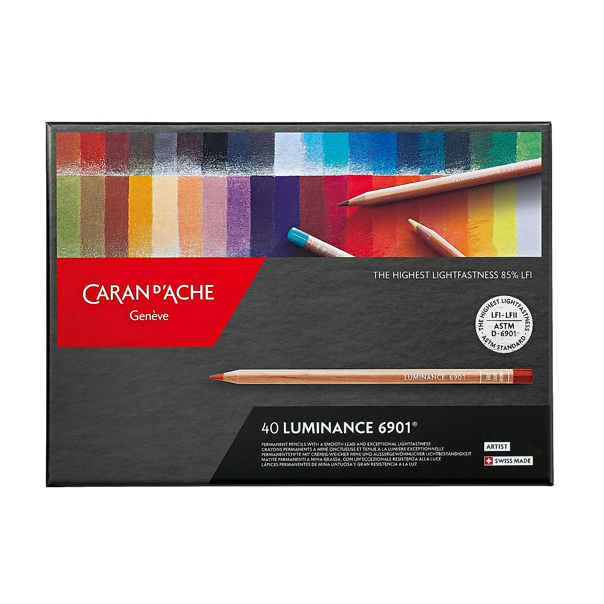 Caran D'ache Luminance Colored Pencil Set of 40 (6901.740)
