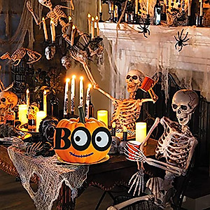 Halloween Pumpkin Sticker 12 PCS Halloween Felt Stickers Glitter Felt Stickers Self Adhesive Pumpkin Decorating for Kids Halloween Pumpkin Face Stickers Crafts