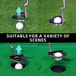 KOFULL Golf Putter-Golf Putters for Men Right Handed, Golf Men's Putter 35", Mens Putters Right Hand, Men Golf Putter with Ball Picking Function Stainless Steel Head & Shaft for Golf Putting