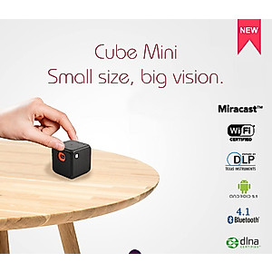 Generic Smart Mini Cube Projector DLP Portable LED Projector M5