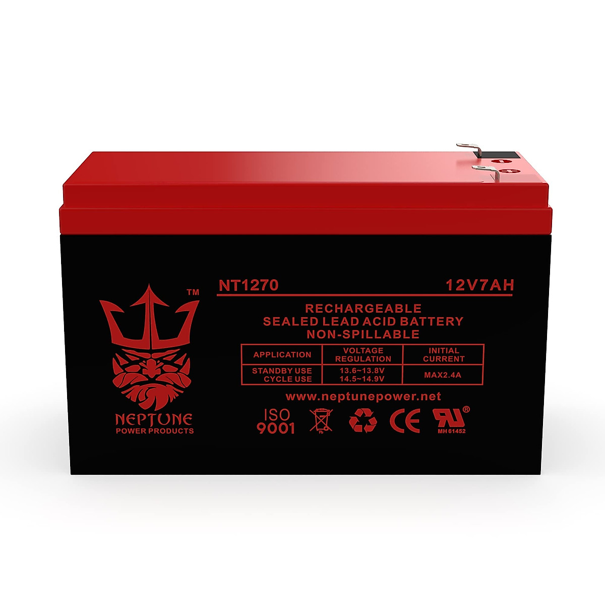 Neptune Battery Replacement. Enduring 6-DW-7 12V 7AH UB1270-2 Pack